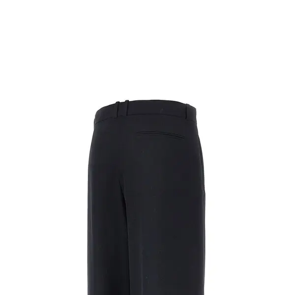 THE ROW Dender Wool Gabardine Wide Leg Pants