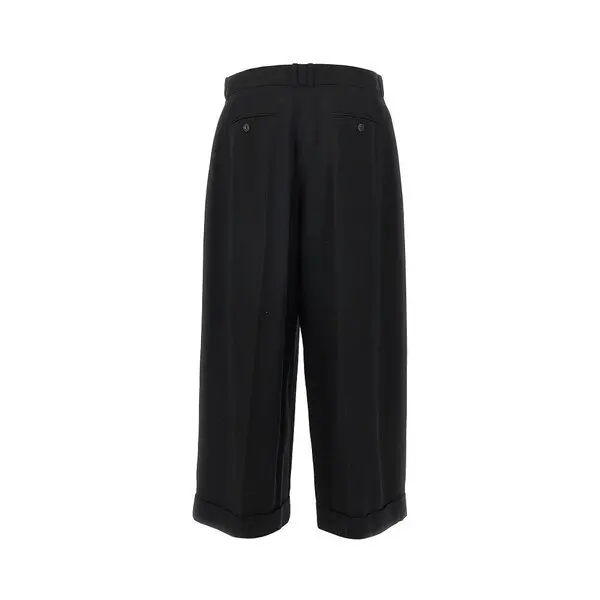 THE ROW Lior Wide Leg Cropped Pants