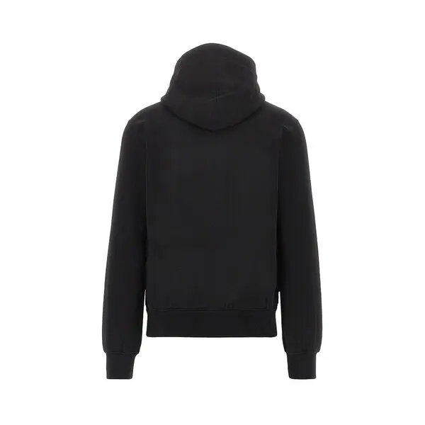 Dolce & Gabbana Full-zip Hoodie With Heraldic Patch