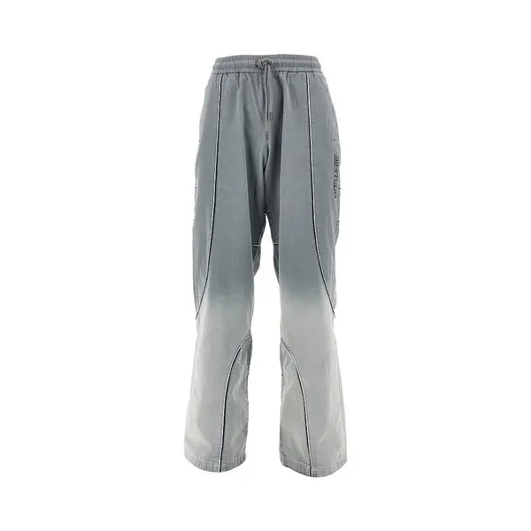 Off-White Casterock Cotton Gabardine Pants With Logo Embroidery