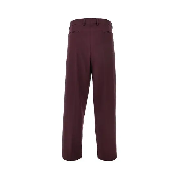 MARSEM Tailored Twill Pants With Darts
