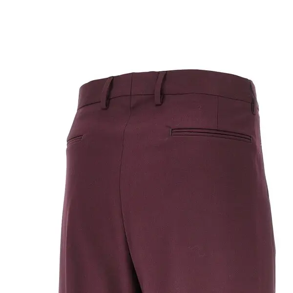 MARSEM Tailored Twill Pants With Darts