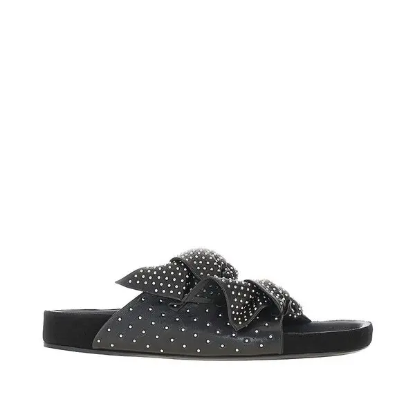 Isabel Marant Étoile Lennyo Bow Nappa Leather Studded Sandals