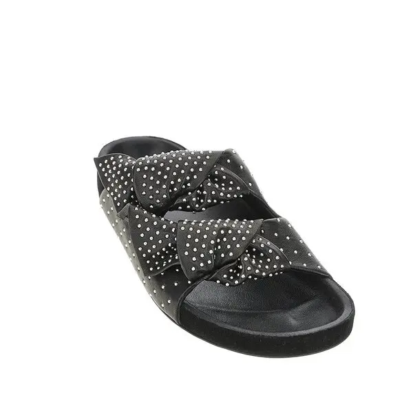 Isabel Marant Étoile Lennyo Bow Nappa Leather Studded Sandals