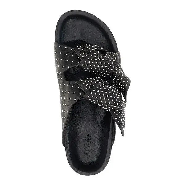 Isabel Marant Étoile Lennyo Bow Nappa Leather Studded Sandals