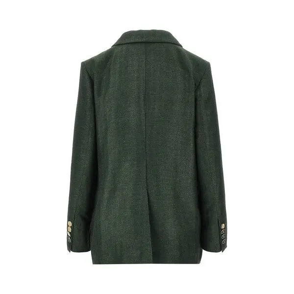 VITOVI Victory Herringbone Double-breasted Blazer
