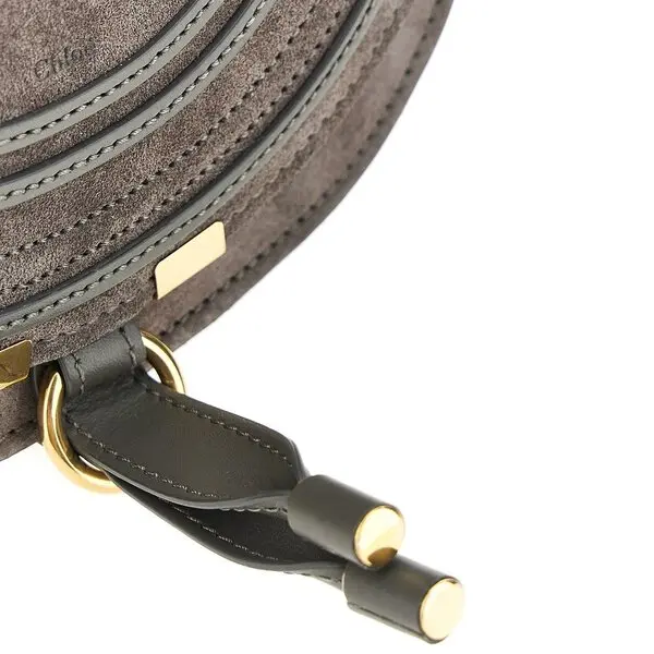 Chloé Marcie Suede Leather Saddle Bag