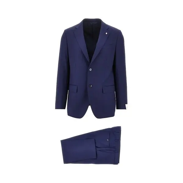 LUIGI BIANCHI Wool Single-breasted Tailored Suit