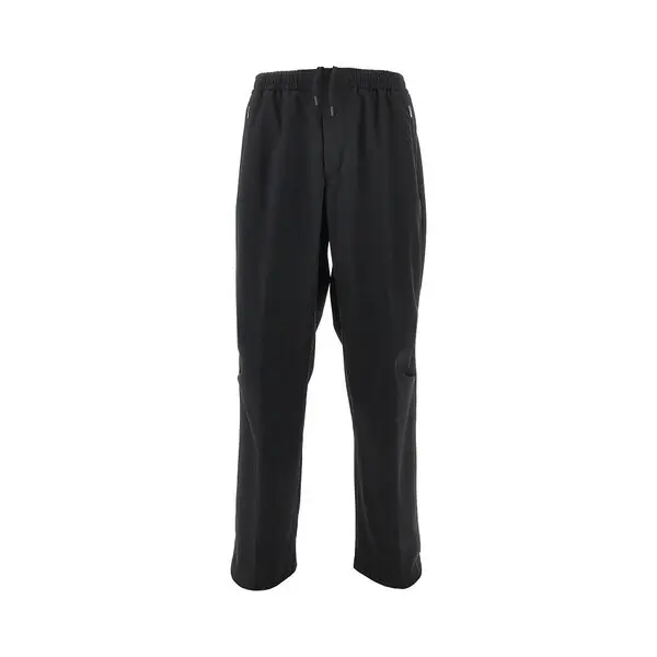 Herno Wool-blend Technical Canvas Drawstring Trousers