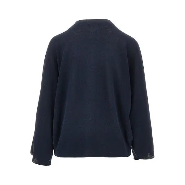 Emporio Armani Knitted Top With Batwing Sleeves