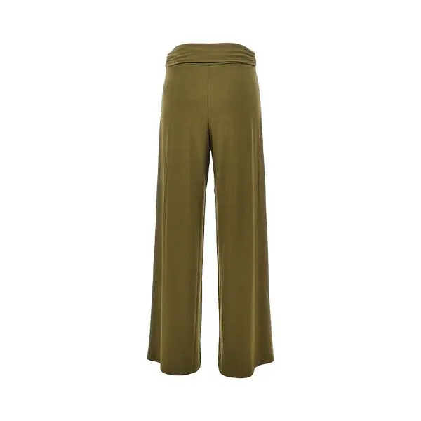 Emporio Armani Stretch Jersey Wide-leg Swimwear Pants