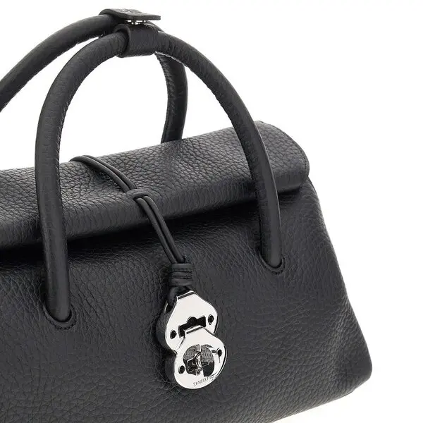 ZANELLATO Small Dotta Leather Bag - Black