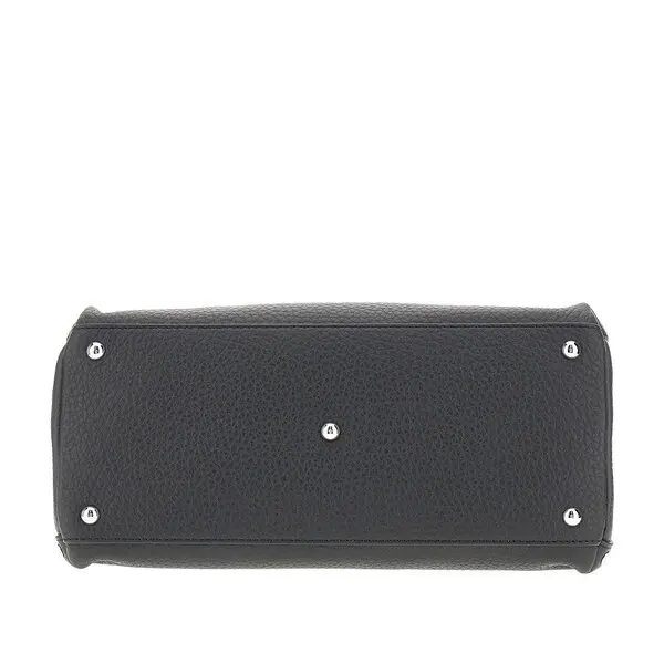 ZANELLATO Small Dotta Leather Bag - Black