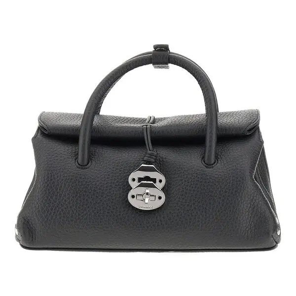 ZANELLATO Small Dotta Leather Bag - Black