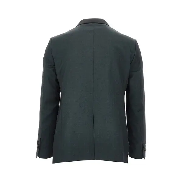 LUIGI BIANCHI Wool Suit With Satin Details
