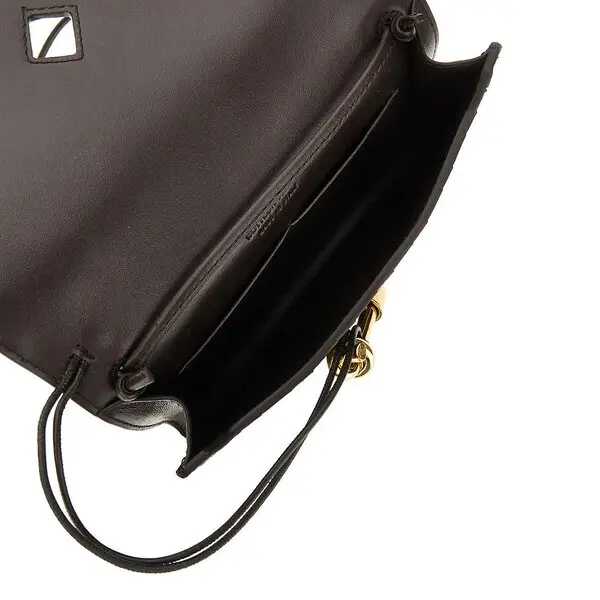 Bottega Veneta Intrecciato Nappa Leather Andiamo Pouch - Brown