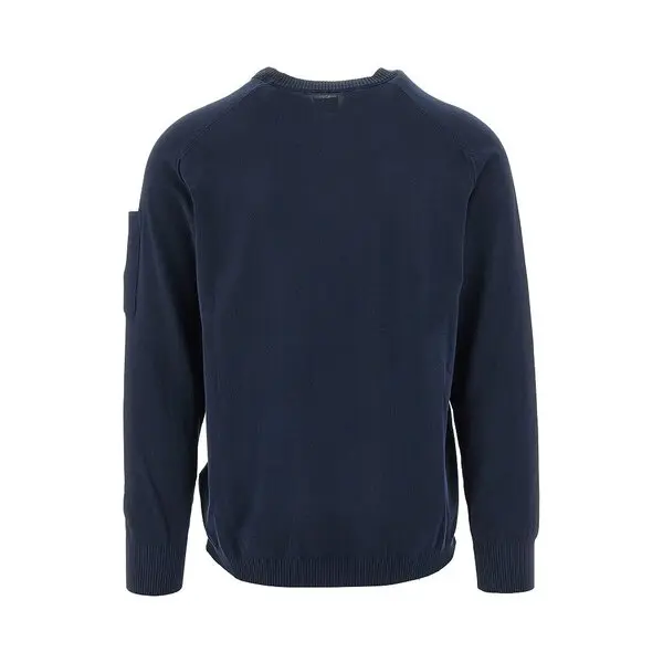 C.P. COMPANY Cotton Crepe Crewneck Sweater