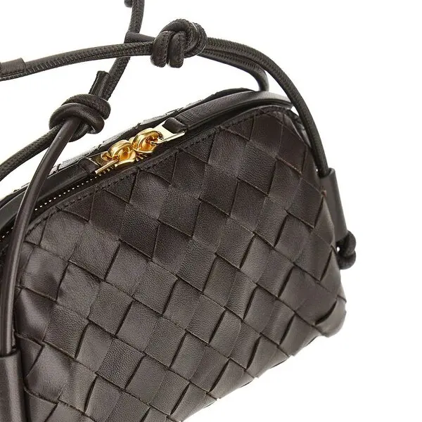 Bottega Veneta Intrecciato Leather Pouch - Brown