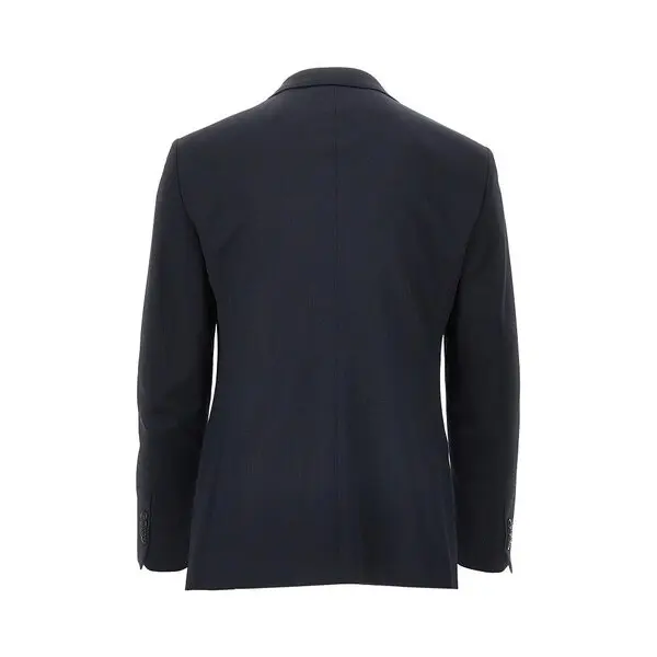 Giorgio Armani Soho' Virgin Wool Tailored Suit - Blue