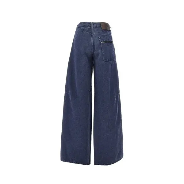 Emporio Armani Wide Leg Denim Pants