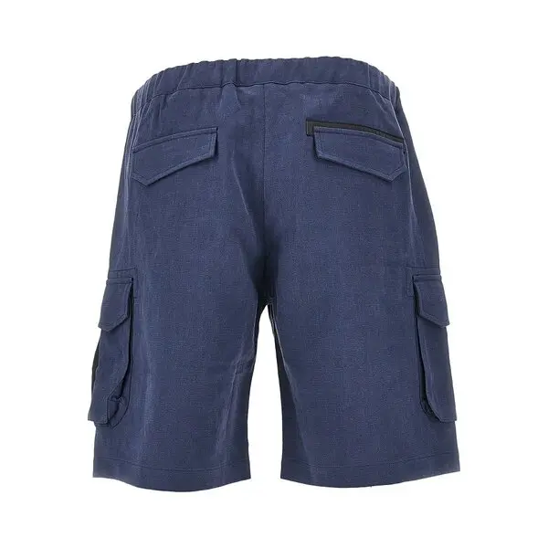 Sease Linen Cargo Shorts With Belt