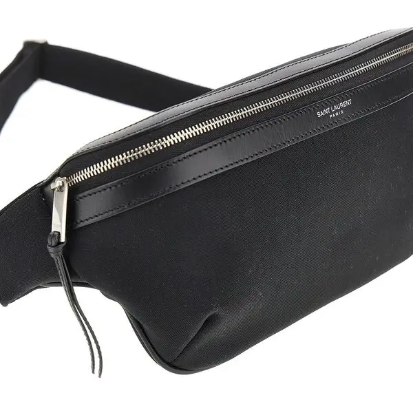 Saint Laurent Technical Canvas Belt Bag
