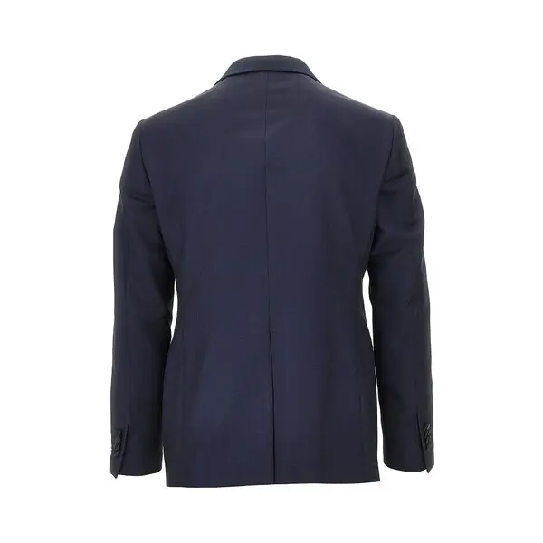 LUIGI BIANCHI Wool Suit With Satin Details