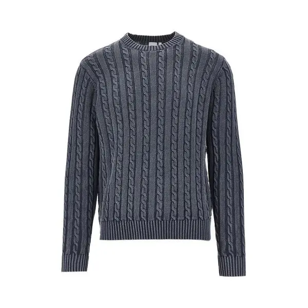 Aspesi Cotton Cable Knit Sweater