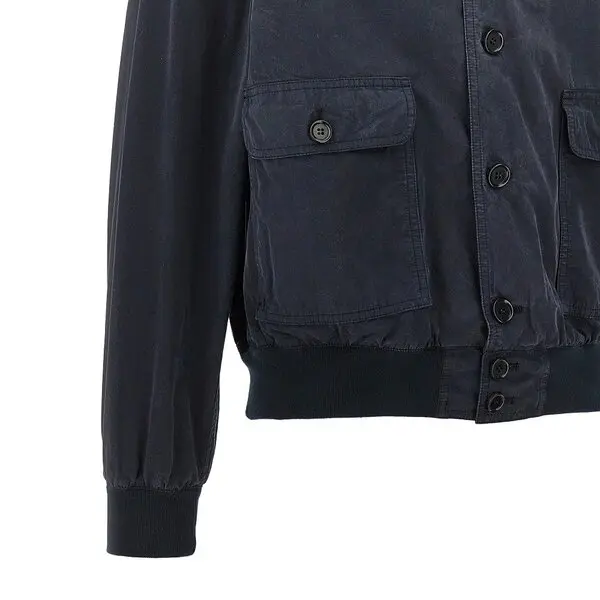 Aspesi Cotton Canvas Bober Jacket - Blue