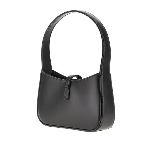 Saint Laurent Le 5 À 7 Leather Mini Bag - Black