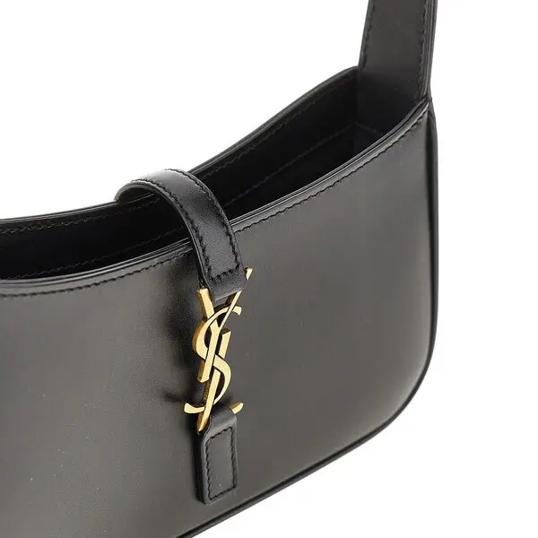 Saint Laurent Le 5 À 7 Leather Mini Bag - Black