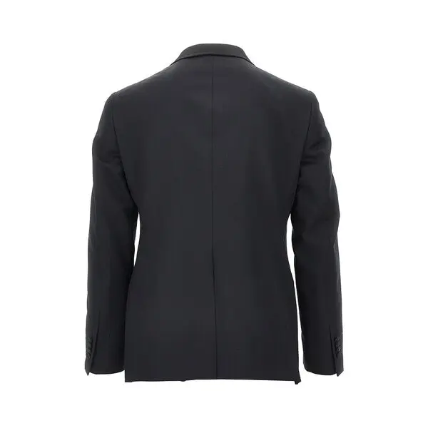 LUIGI BIANCHI Wool Suit With Satin Details