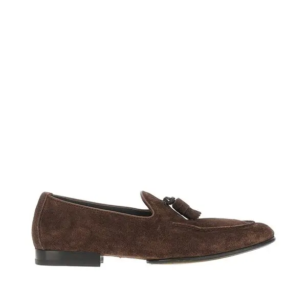 DOUCAL'S Suede Leather Tassel Loafers
