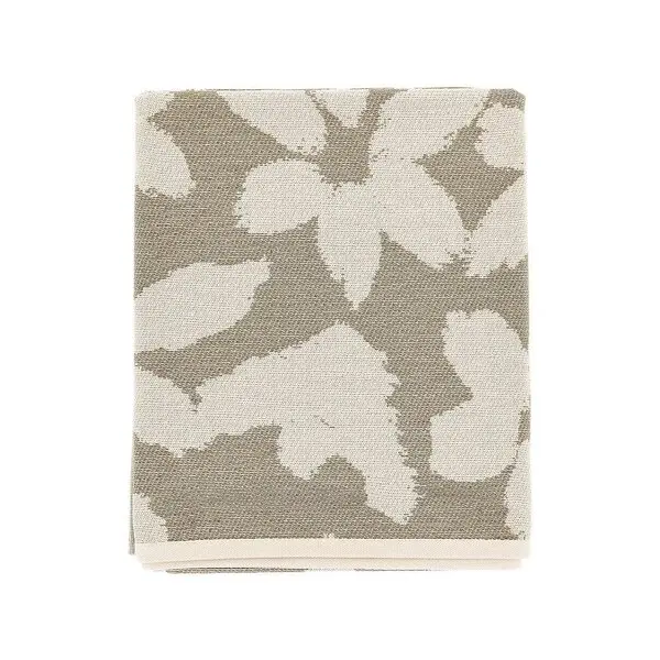 Emporio Armani Jacquard Floral Beach Towel - Beige