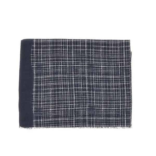Emporio Armani Modal Scarf With Jacquard Motif