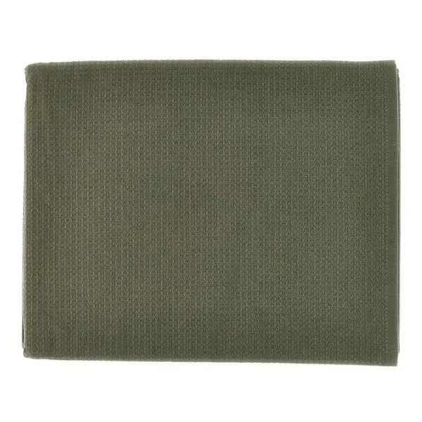 Emporio Armani Textured Cotton Beach Towel - Green