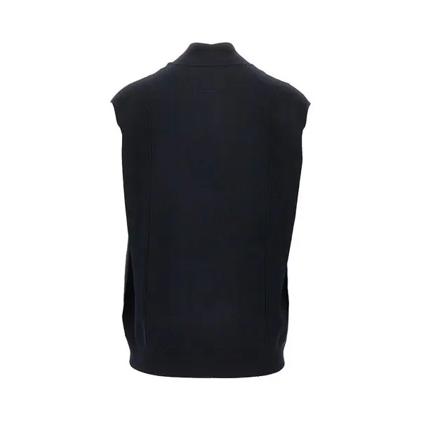 Brunello Cucinelli Sleeveless Zippered Vest In Silk And Cotton Blend