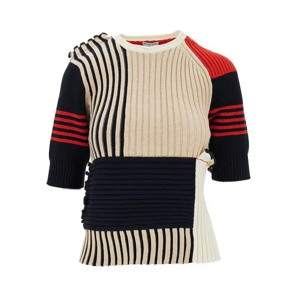 Bottega Veneta Cotton Patchwork Sweater