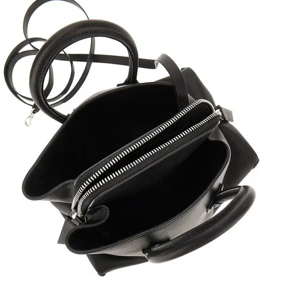 Attico La Passeggiata" Leather Mini Bag - Black