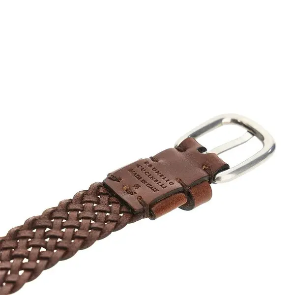 Brunello Cucinelli Braided Leather Belt