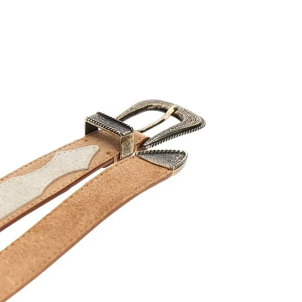 Brunello Cucinelli Two-tone Reversed Leather Belt