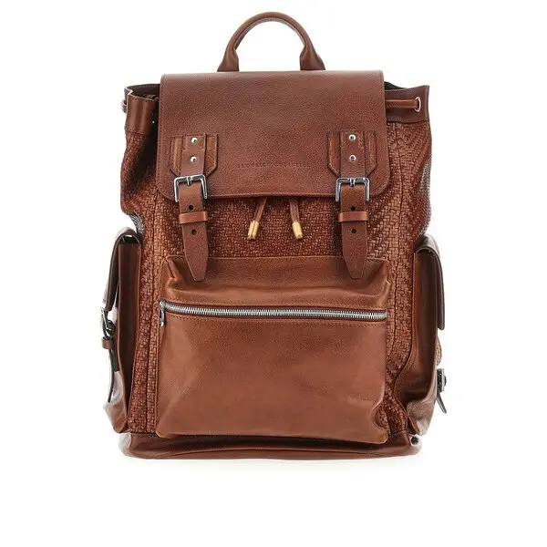 Brunello Cucinelli Leather Backpack - Brown