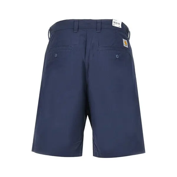 Carhartt Work In Progress Calder Cotton-blend Relaxed Fit Wide Leg Shorts - Blue