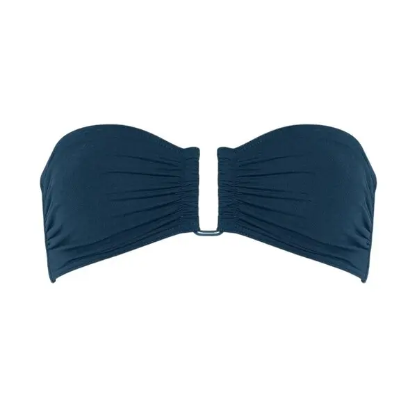 ERES Bandeau Bikini Top With U-shaped Insert - Blue