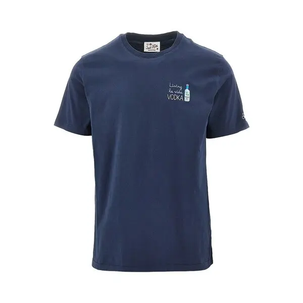 MC2 SAINT BARTH Living La Vida Vodka' Ebroidery T-shirt An