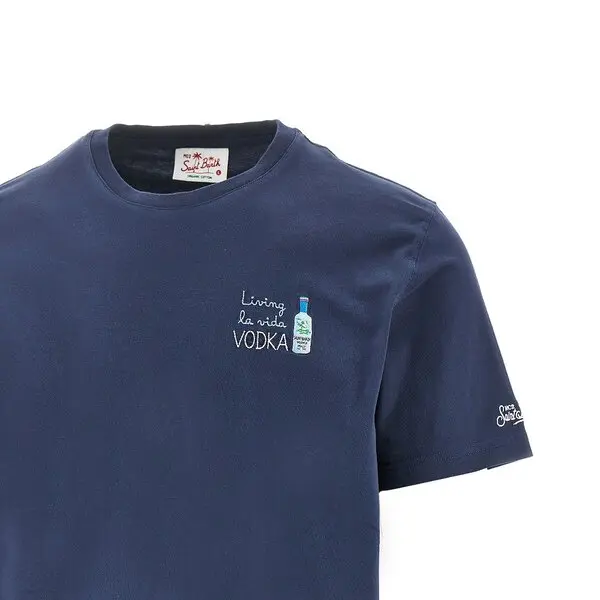 MC2 SAINT BARTH Living La Vida Vodka' Ebroidery T-shirt An