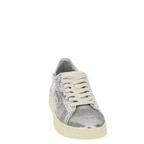 AUTRY Sparkling Dallas Low Top Sneakers - Silver