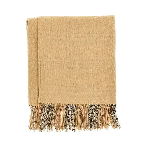 Burberry Check Wool Reversible Cape - Beige