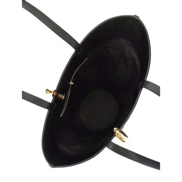 Jacquemus Bambola Asymmetrical Maxi Basket Bag - Black