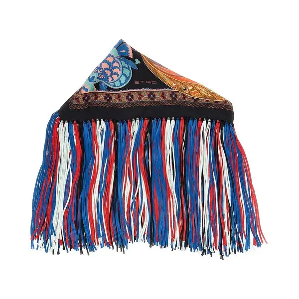 Etro Fringed Silk Scarf - Multicolor